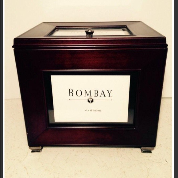 Bombay | Accents | Vintage Bombay Company Wooden Photo Box Storage ...